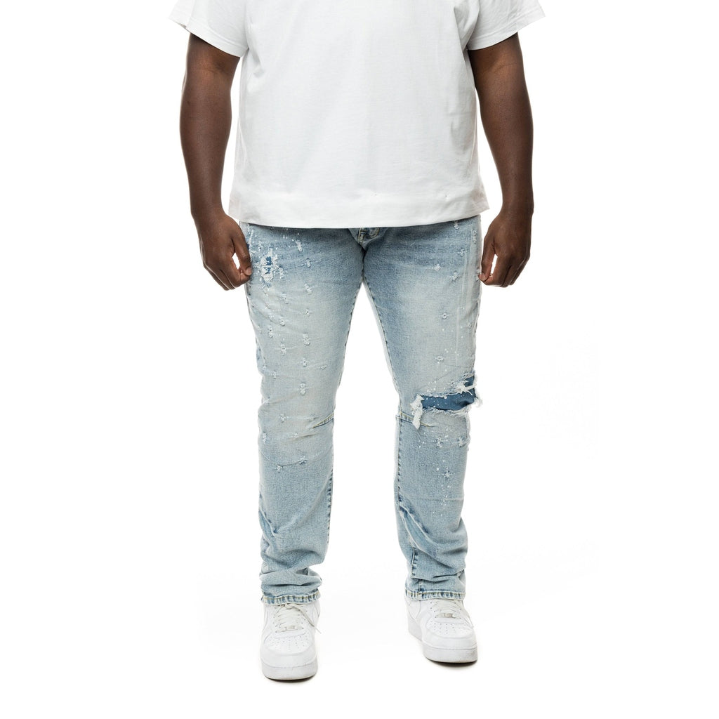 Big and Tall Shotgun Jeans - Cypher Blue - Smoke Rise NY